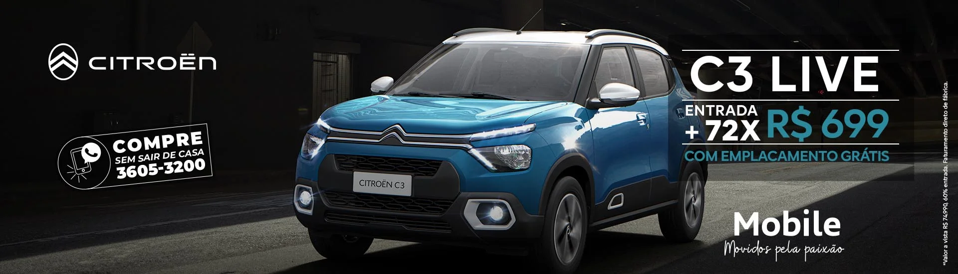 Mobile Citroën | Sua Concessionária Citroën em Goiânia e Goiás